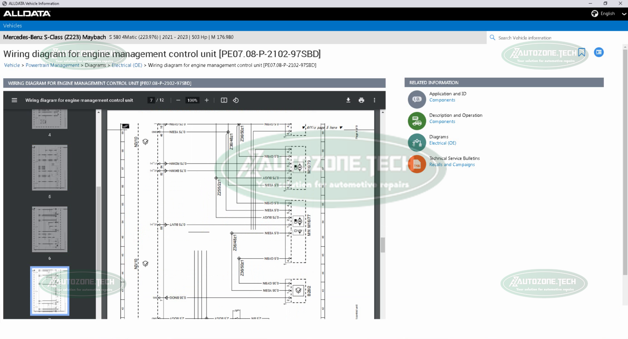 AllDATA EU ONLINE ACCOUNT | Autozone.tech - Your Vehicle Repair Solution