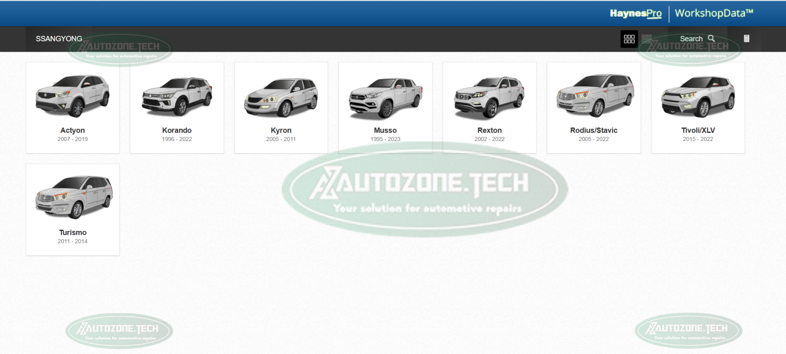 HaynesPro Online Account | Autozone.tech - Your Vehicle Repair Solution
