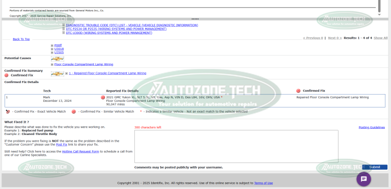 Identifix Online Account | Autozone.tech - Your Vehicle Repair Solution