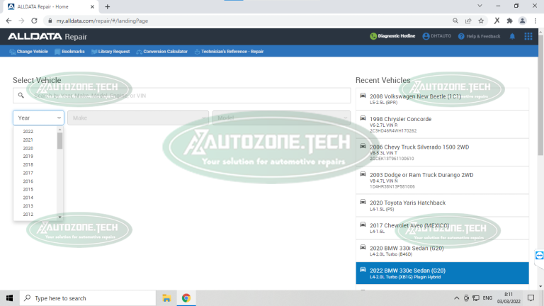 ALLDATA US OFFICIAL | Autozone.tech - Your Vehicle Repair Solution 2025